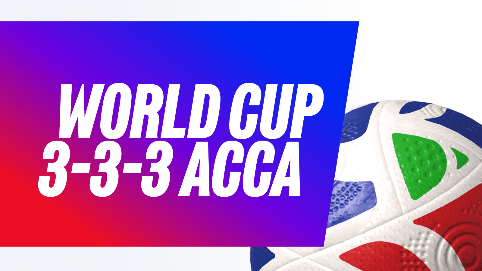 World Cup Betting Tips: 3.7/1 Treble for the Opening Games